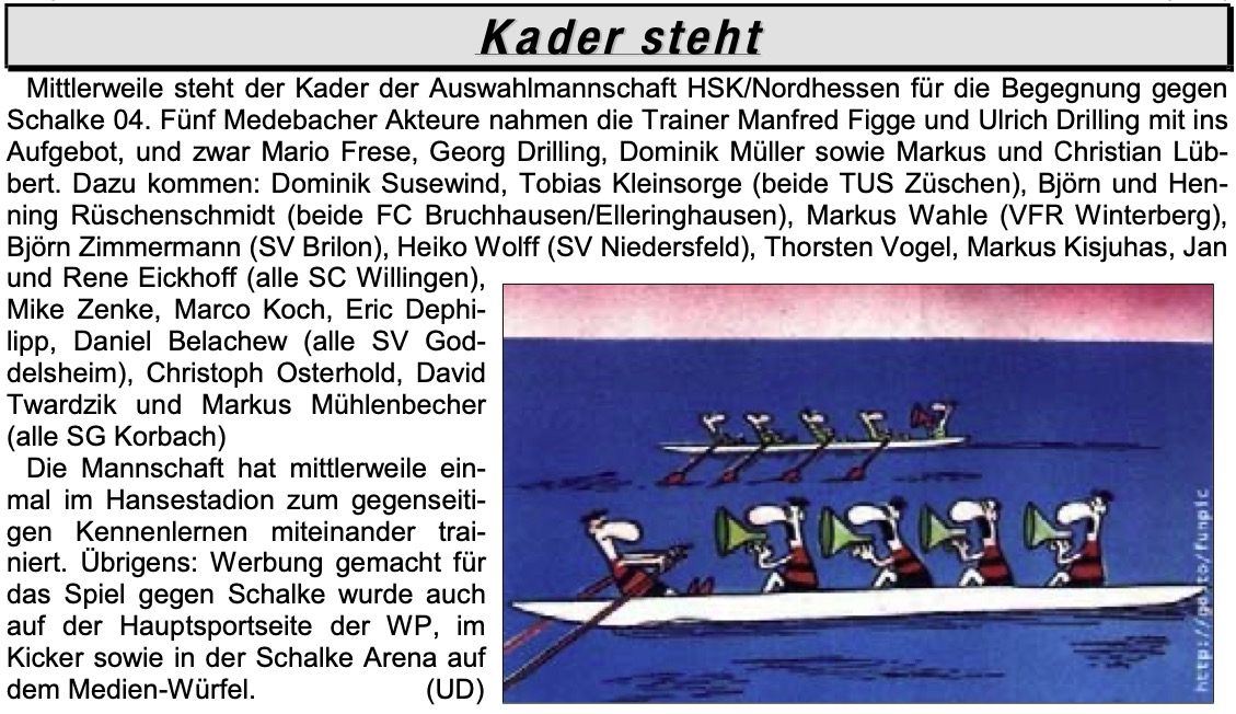 Vor 20 Jahren (April 2002) – FC 88 Bruchhausen-Elleringhausen e.V.